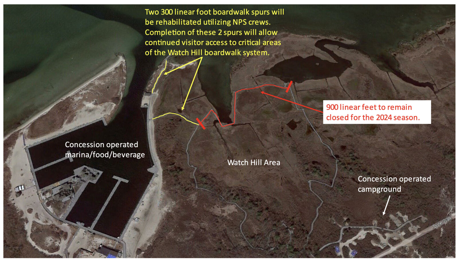 Fire Island National Seashore Boardwalk Renovations to Rectify the ...