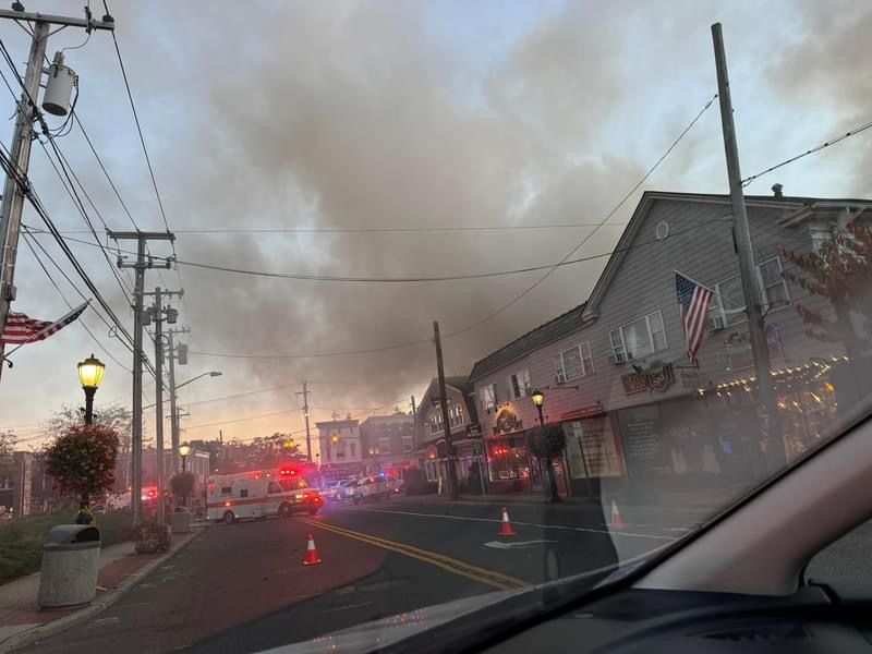 High Winds Feed Fire that Takes Main Street Sayville Businesses » Fire ...